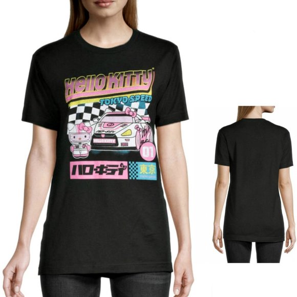 Hello Kitty | Tops | Hello Kitty Tokyo Speed Womens Tshirt With Hello ...